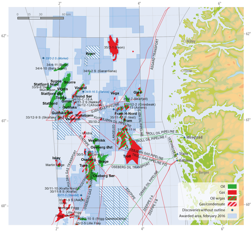 Activity per sea area - Norwegian Petroleum