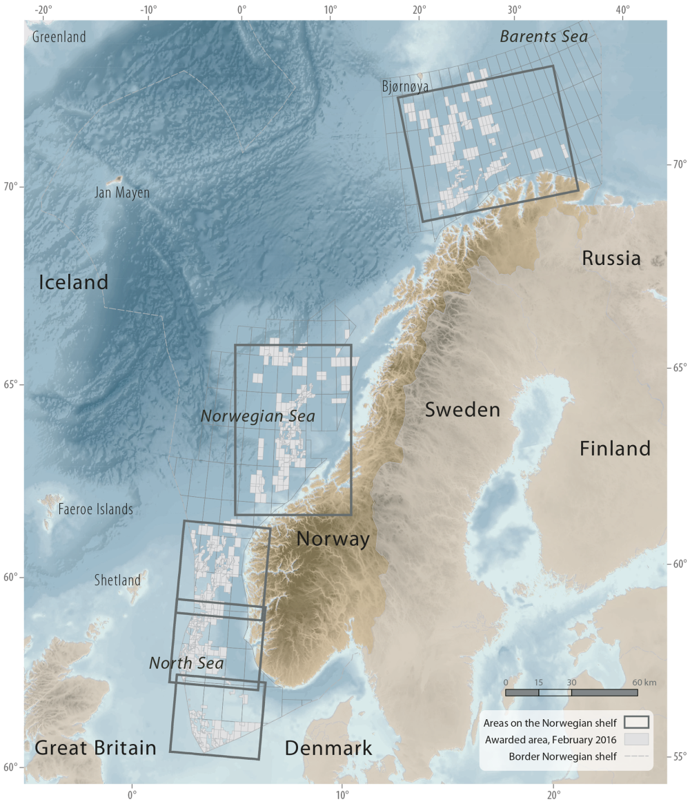 Activity per sea area - Norwegian Petroleum