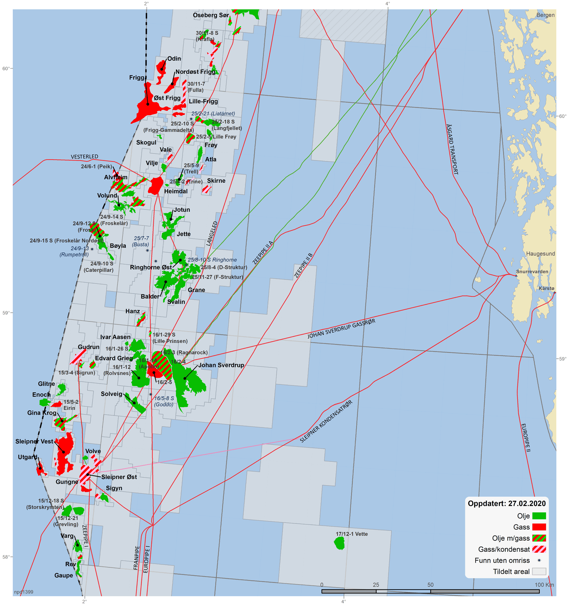 Aktivitet per havområde - Norskpetroleum.no