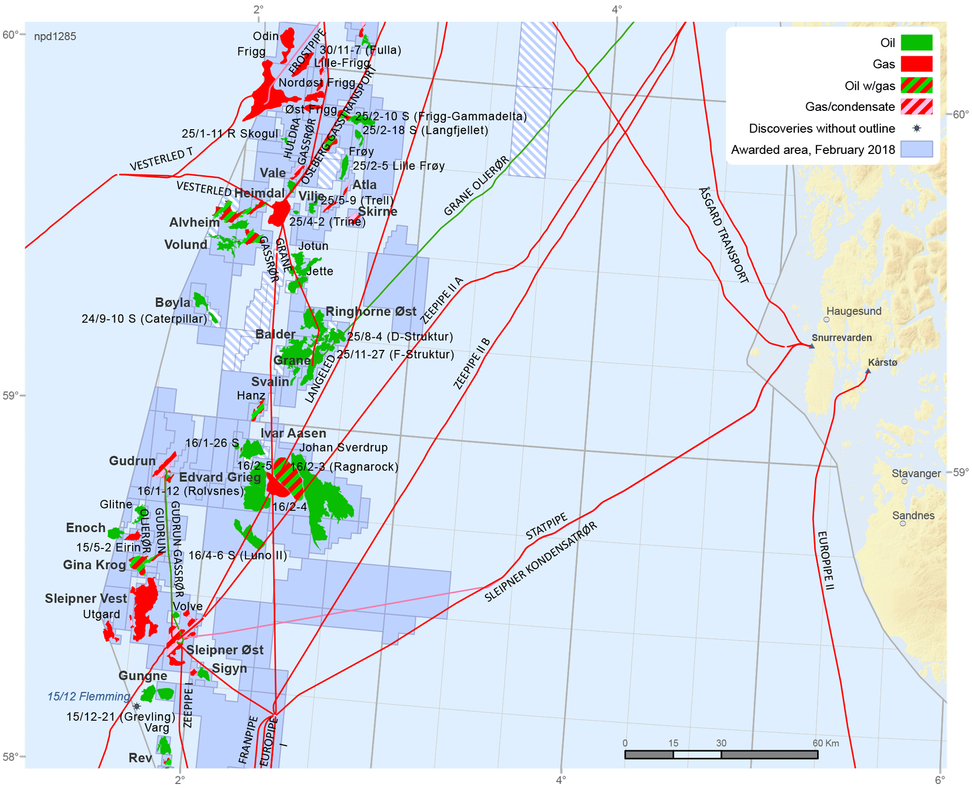Activity per sea area - Norwegianpetroleum.no