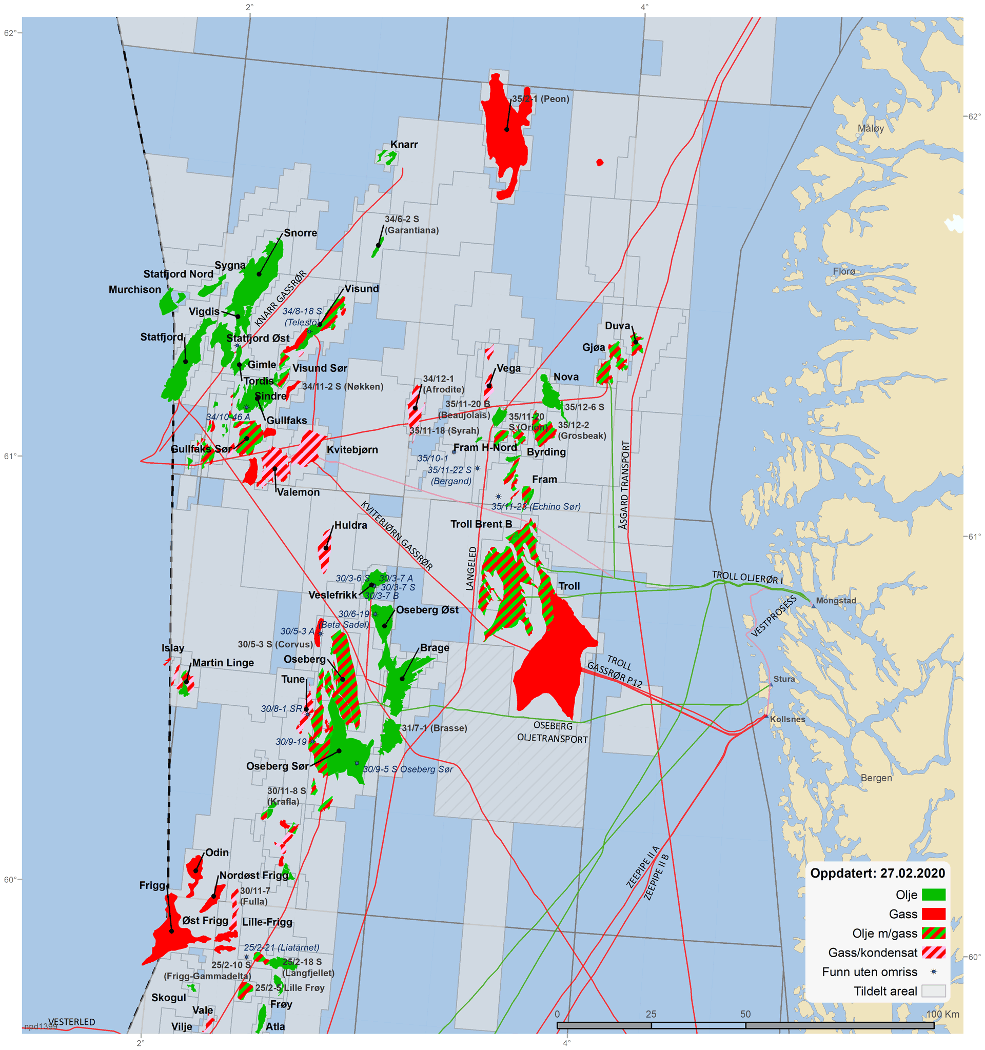 Aktivitet per havområde - Norskpetroleum.no
