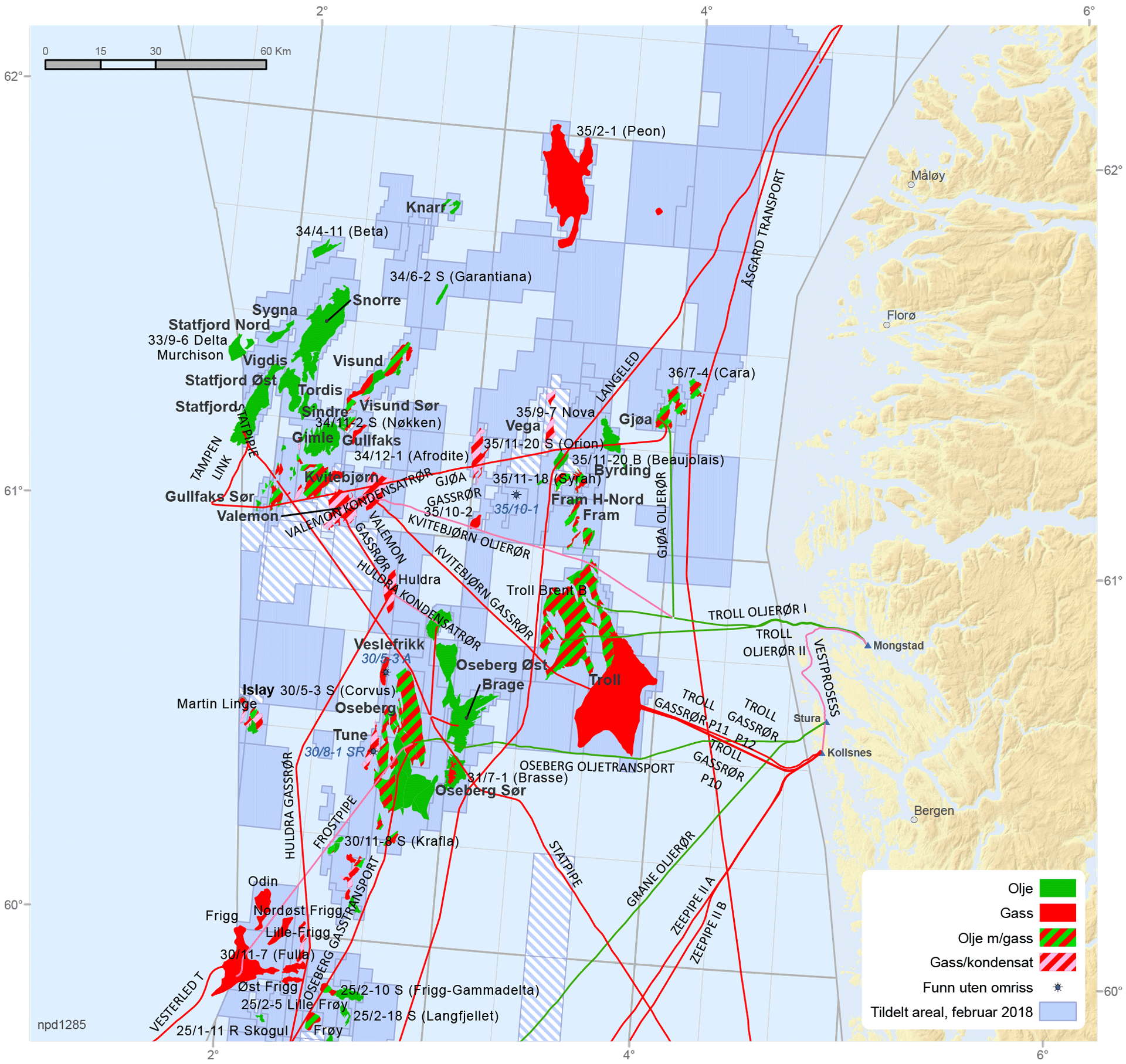 Aktivitet per havområde - Norskpetroleum.no