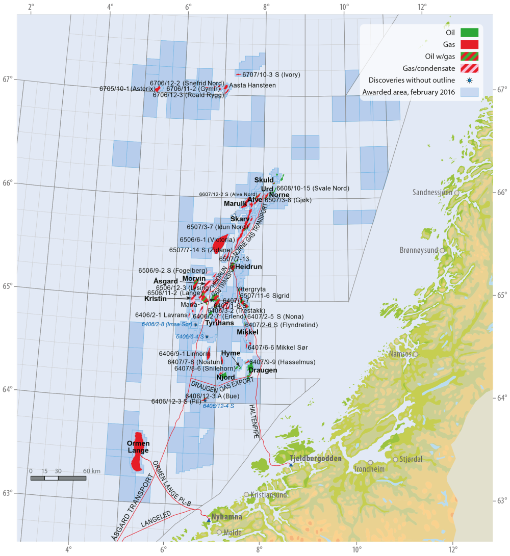Activity per sea area - Norwegian Petroleum