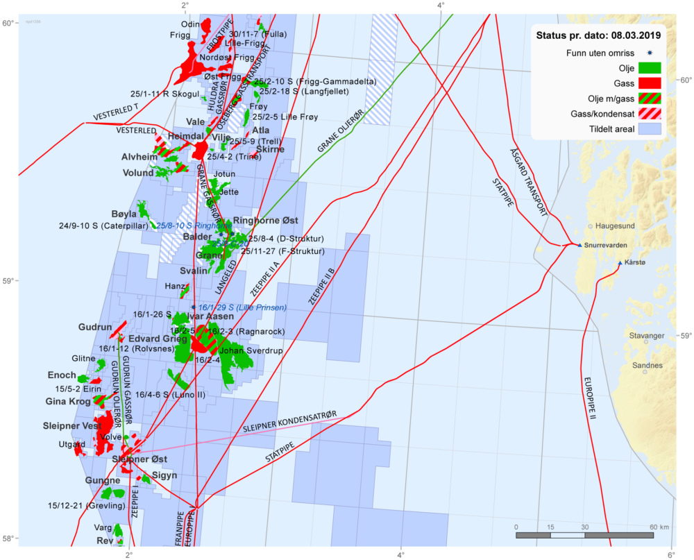 Aktivitet per havområde - Norskpetroleum.no